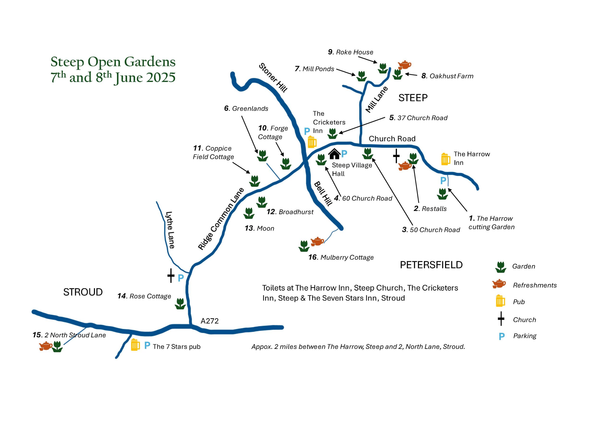 Steep Open Gardens - 7 & 8 June 2-5pm - Steep Community Website
